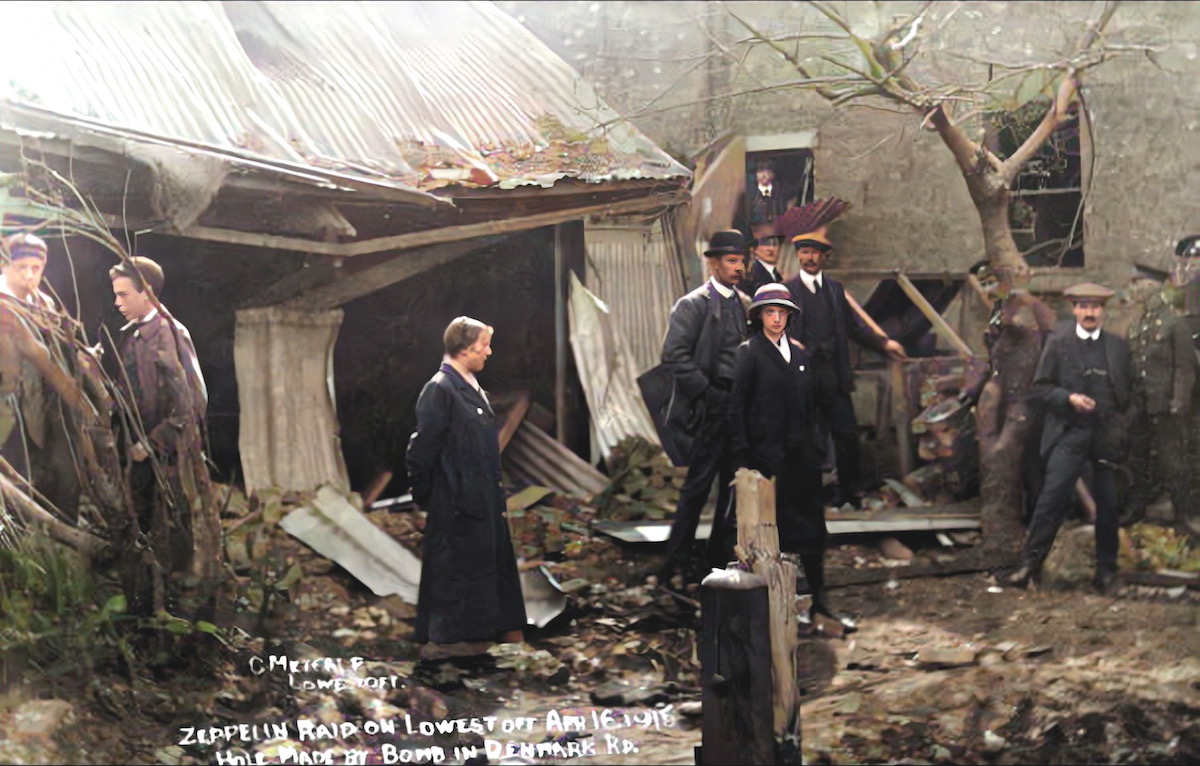 Buildings bombed by Zeppelins | Lowestoft Old and Now