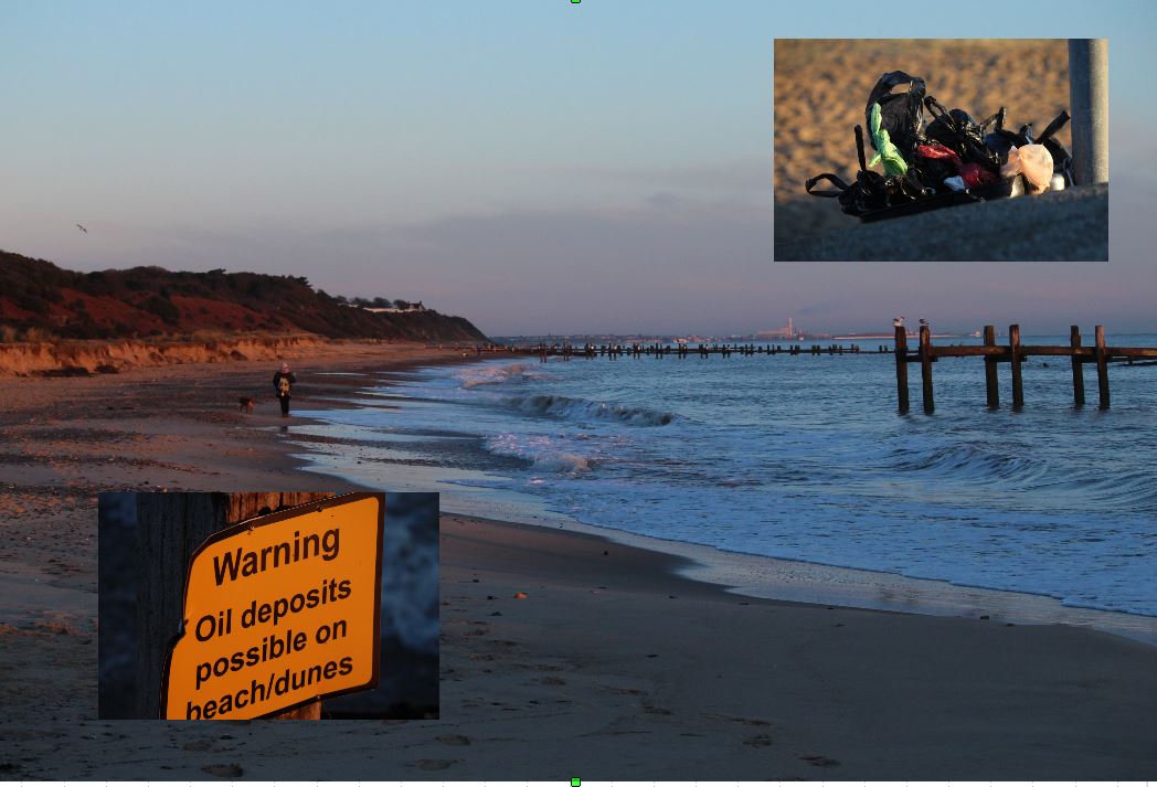 Oil on Gunton Warren Beach | Lowestoft Old and Now