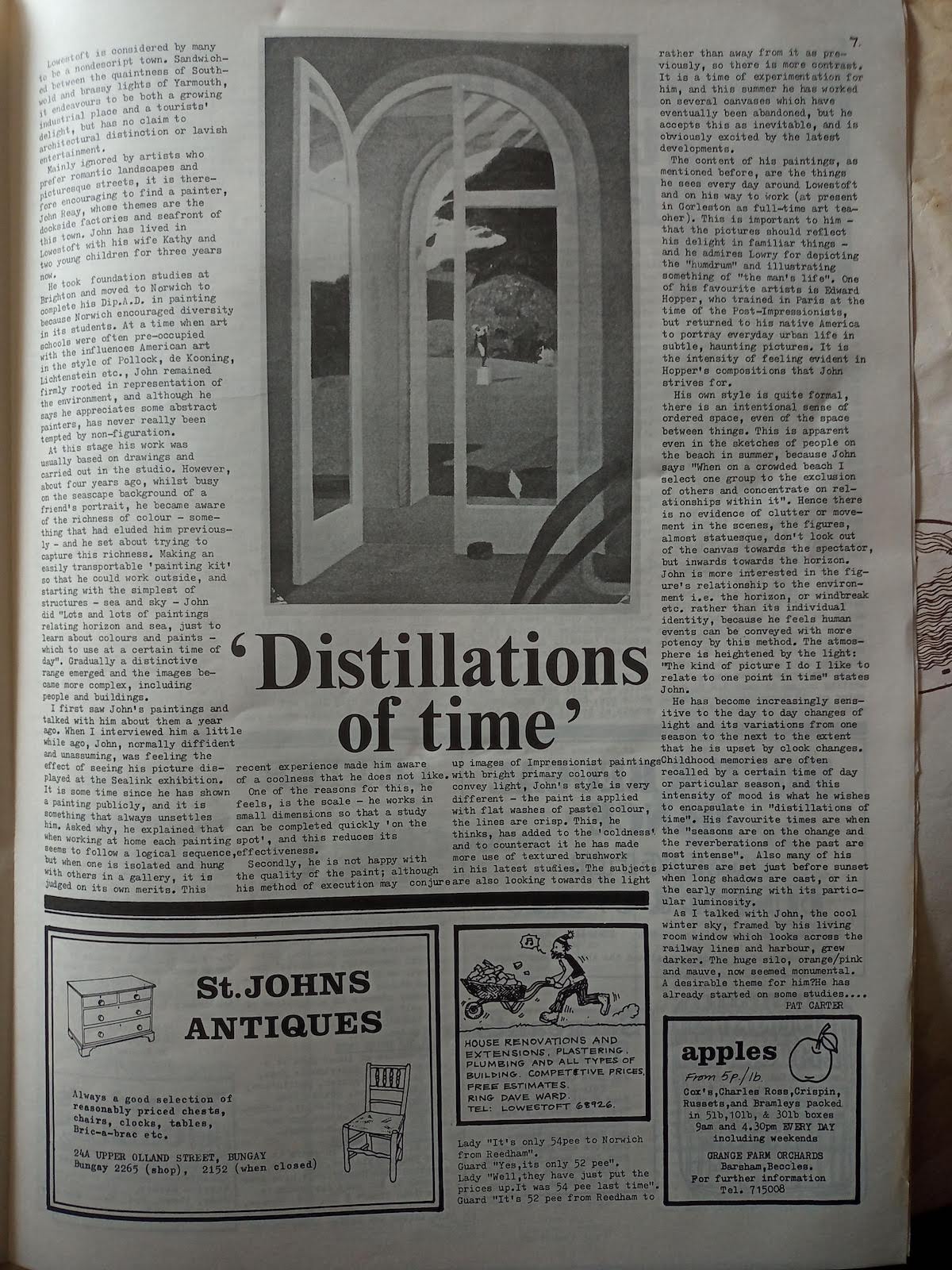 John Reay Homecoming Exhibition | Lowestoft Old and Now